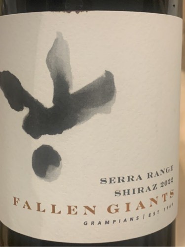 Fallen Giants Serra Range Shiraz | Vivino US