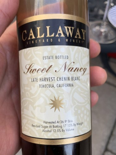 Callaway Sweet Nancy Late Harvest Chenin Blanc | Vivino Australia