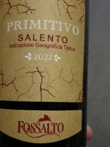 Fossalto Primitivo | Vivino US