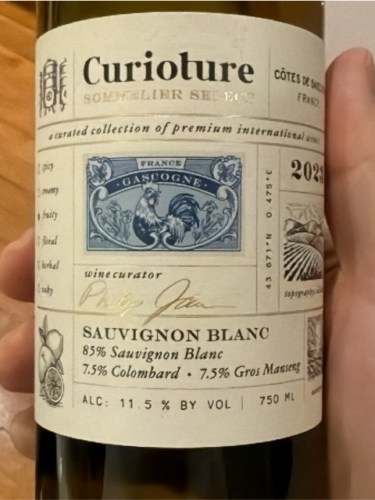 Curioture Sauvignon Blanc | Vivino US