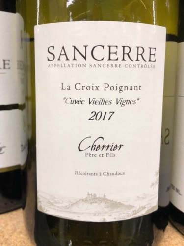 2020 Cherrier Père & Fils Cuvée Vieilles Vignes Sancerre La Croix ...