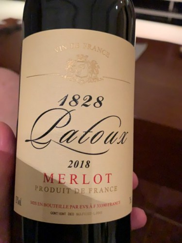 Eurovins 1828 Patoux Merlot | Vivino US