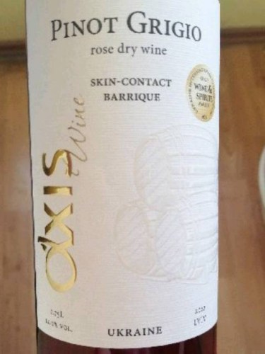 Axis Wine Barrique Skin-Contact Pinot Grigio | Vivino US