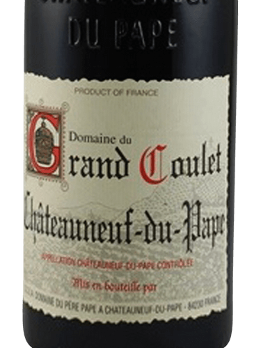 Vignobles Mayard Domaine du Grand Coulet Châteauneuf-du-Pape | Vivino US