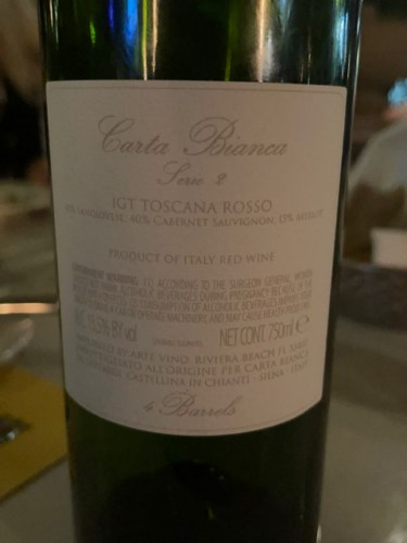 Carta Bianca Serie 2 Toscana Rosso | Vivino US