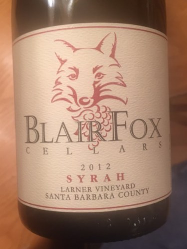 Blair Fox Cellars Larner Vineyard Syrah | Vivino US
