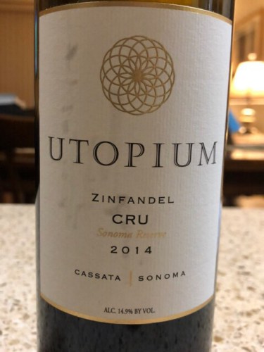 Cassata Sonoma Reserve Zinfandel Cru | Vivino English