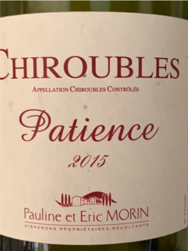 Pauline et Eric Morin Patience Chiroubles | Vivino US