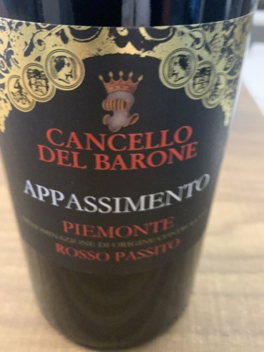 Cancello del Barone Appassimento Rosso Passito | Vivino US