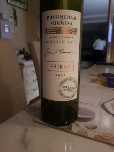 2018 Possingham & Summer Shiraz | Vivino US