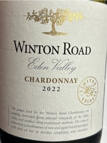 2022 Winton Road Chardonnay | Vivino US