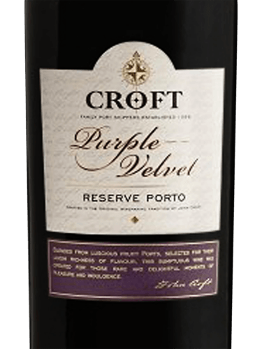 Croft Port Finest Reserve Purple Velvet | Vivino English