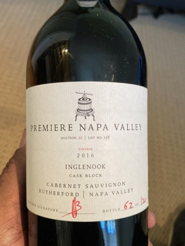 Inglenook Premiere Napa Valley Cask Block Cabernet Sauvignon | Vivino ...