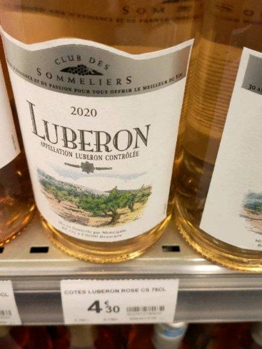 Club des Sommeliers Luberon Rosé | Vivino France