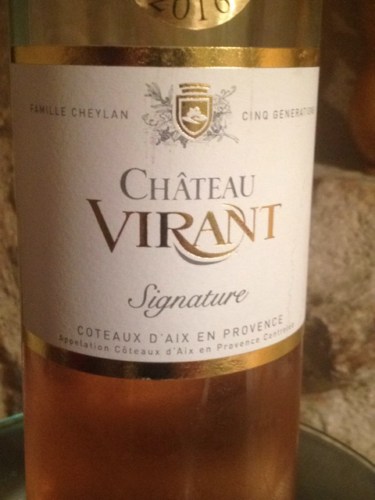 2016 Château Virant Signature Coteaux d'Aix-en-Provence Rosé | Vivino US