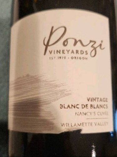 Ponzi Nancy's Cuvée Vintage Blanc de Blancs | Vivino US