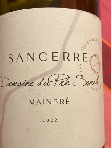 Domaine du Pré Semelé (Julien & Clément Raimbault) Mainbré Sancerre ...