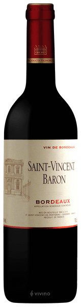 Saint Vincent Baron Bordeaux | Vivino US