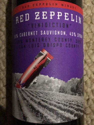 Red Zeppelin Winery Vinidiction Cabernet Sauvignon - Syrah | Vivino ...