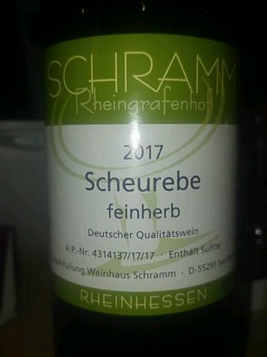 Schramm Scheurebe Feinherb | Vivino US