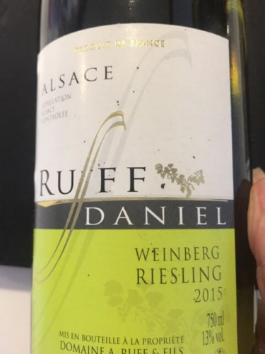 Domaine A. Ruff & Fils - Daniel Ruff Weinberg Riesling | Vivino France