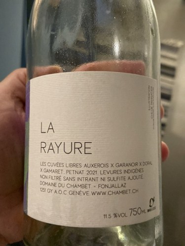 Domaine du Chambet La Rayure | Vivino US