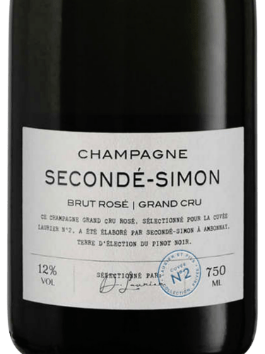 Secondé Simon Cuvée Laurier No 2 Brut Rosé Champagne Grand Cru ...