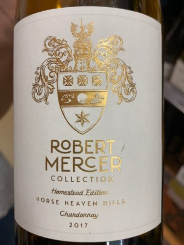 Mercer Estates Robert Mercer Collection Homestead Edition Chardonnay ...