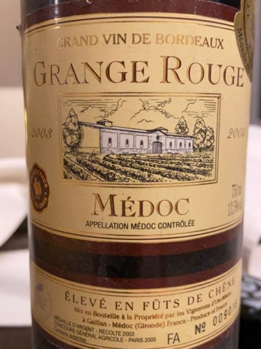 Uni Medoc Grange Rouge Médoc | Vivino US
