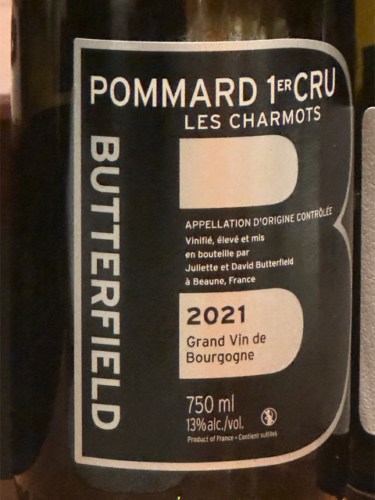 David Butterfield Pommard 1er Cru 'Les Charmots' | Vivino US