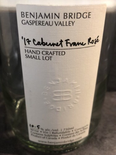 Benjamin Bridge Cabernet Franc Hand Crafted Rosé | Vivino US
