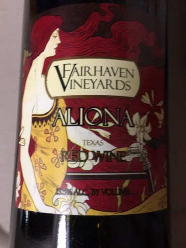 Fairhaven Vineyards Aliona Texas Red | Vivino US