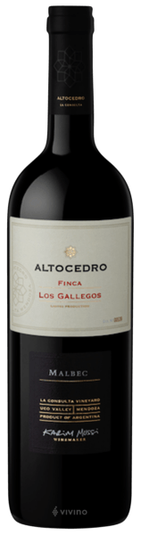 Altocedro Finca Los Gallegos Malbec | Vivino English