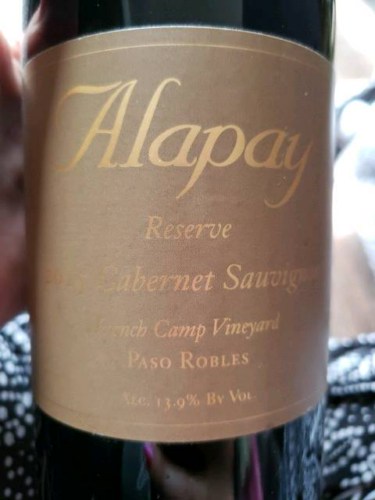 Alapay French Camp Vineyard Reserve Cabernet Sauvignon | Vivino US