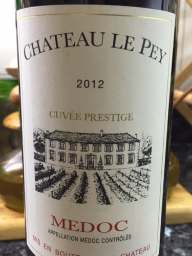 2015 Château le Pey Cuvée Prestige Médoc | Vivino US