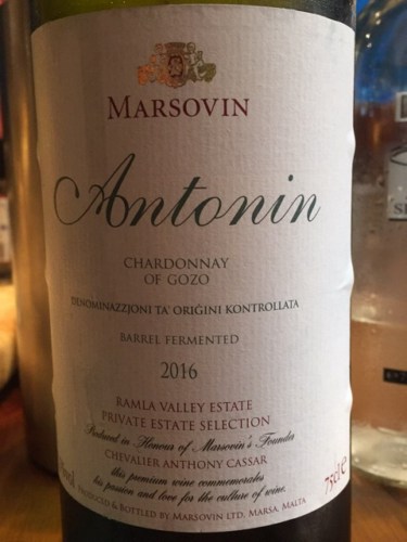 2016 Marsovin Antonin Private Estate Selection Barrel Fermented ...