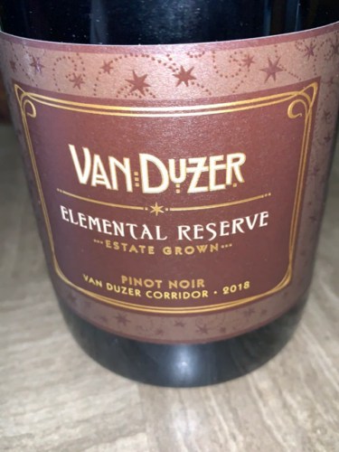 Van Duzer Elemental Reserve Pinot Noir | Vivino English
