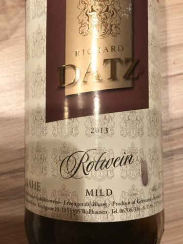 Richard Datz Rotwein Mild | Vivino US