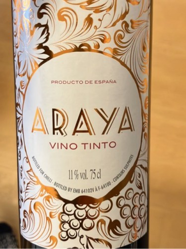 Araya Tinto | Vivino United Kingdom