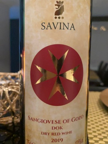 Savina Sangiovese of Gozo Dok Dry Red | Vivino Australia