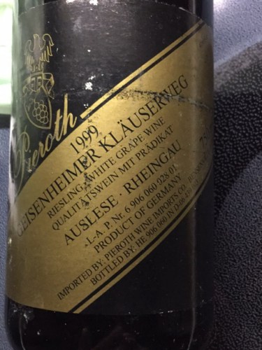 Pieroth Geisenheimer Kläuserweg Riesling Auslese | Vivino US