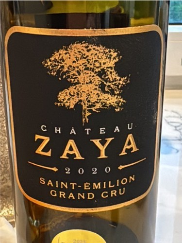 Chateau Zaya Saint-Emilion Grand Cru | Vivino US