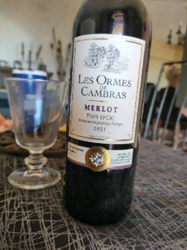 2021 Les Ormes de Cambras Cuvée Réservée Merlot | Vivino US