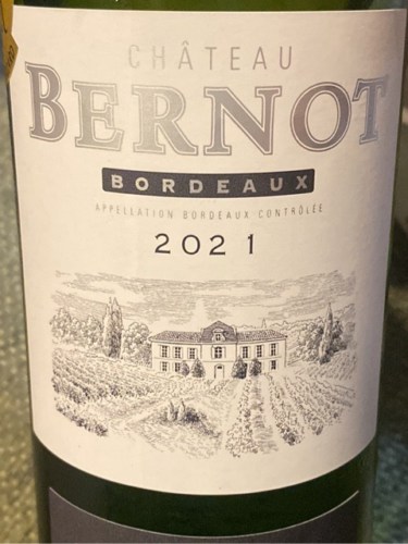Bernard Frères Chateau Bernot Bordeaux Blanc | Vivino US