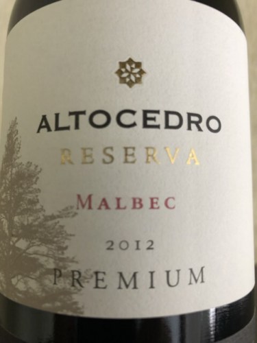 Altocedro Reserva Premium Malbec | Vivino Brasil