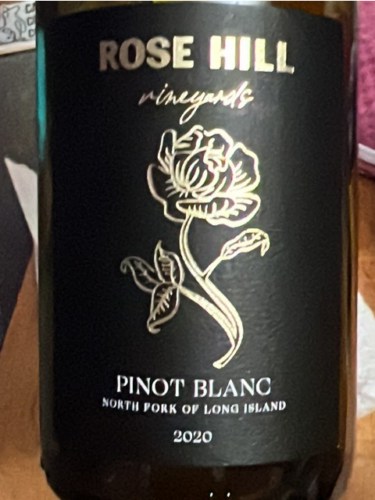 Rose Hill Vineyards Pinot Blanc | Vivino US