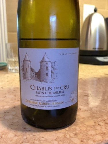Domaine Adrien Besson Chablis 1er Cru 'Mont de Milieu' | Vivino France