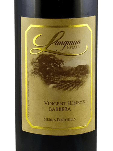 Langman Estate Vincent Henry's Barbera | Vivino Australia
