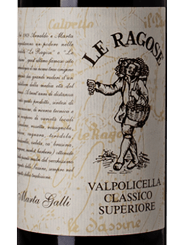 Le Ragose Valpolicella Classico Superiore Marta Galli | Vivino US