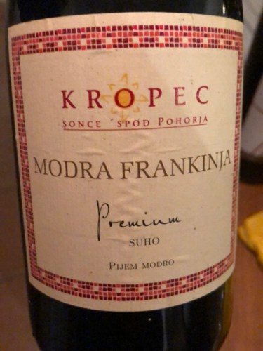 Kropec Premium Modra Frankinja | Vivino US